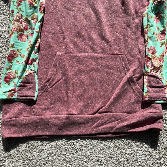 & Other Stories | Tops | Sweatshirt With Double Hoods And Floral ...